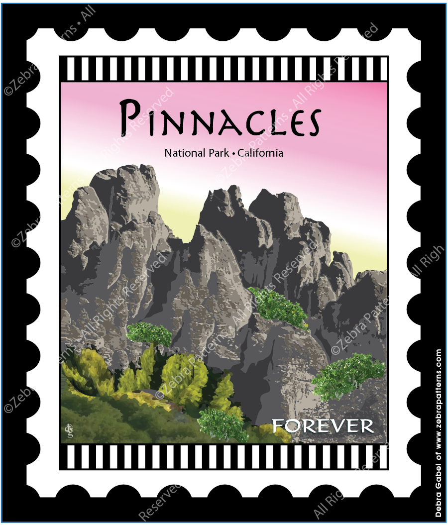Pinnacles California| Zebra Patterns